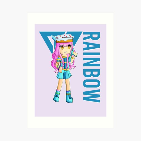 "Rainbow gamer Itsfunneh Funneh Krew gamer fan art 2022" Art Print for ...
