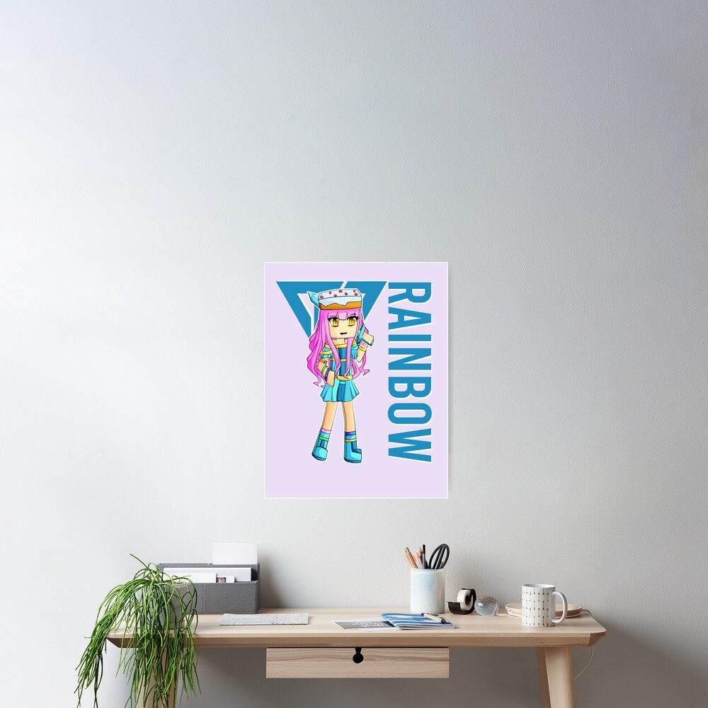 "Rainbow gamer Itsfunneh Funneh Krew gamer fan art 2022" Poster for ...
