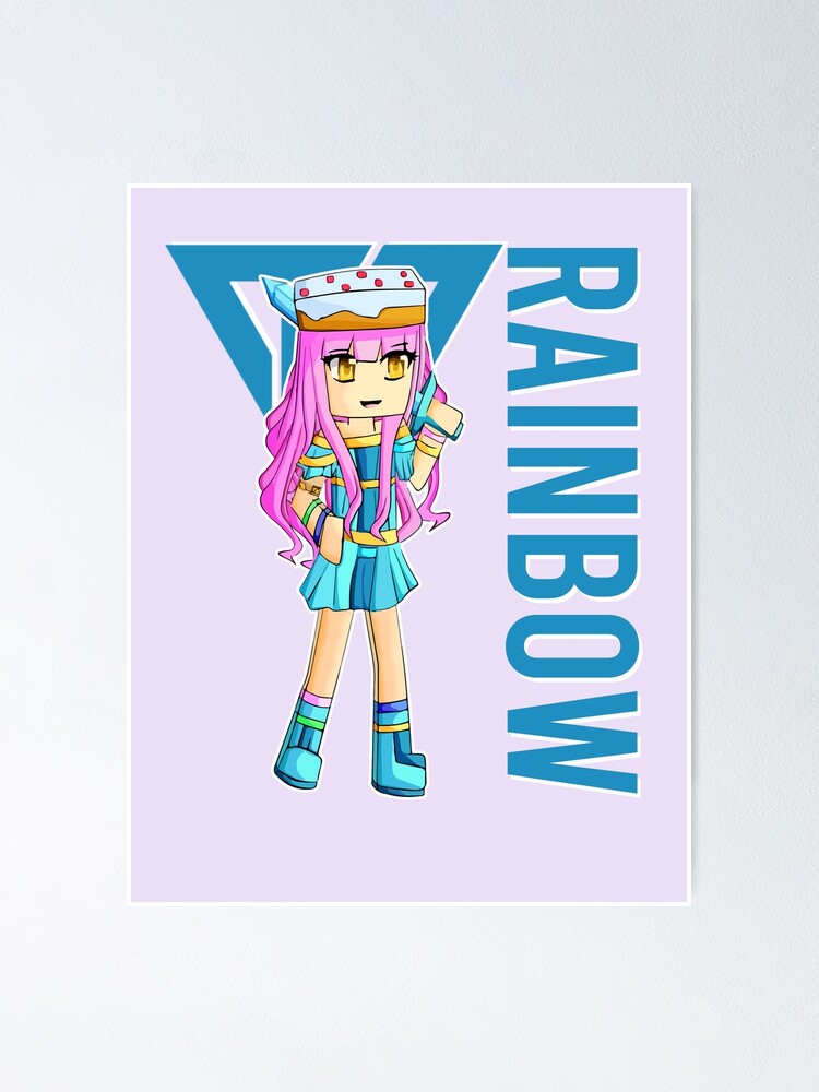 "Rainbow gamer Itsfunneh Funneh Krew gamer fan art 2022" Poster for ...
