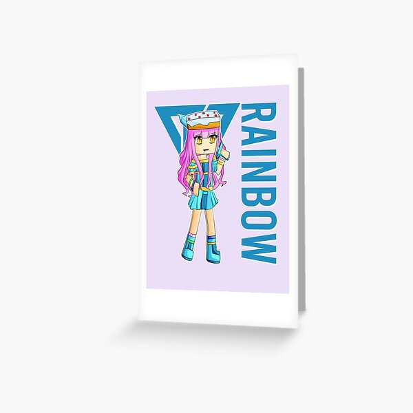 "Rainbow gamer Itsfunneh Funneh Krew gamer fan art 2022" Greeting Card ...