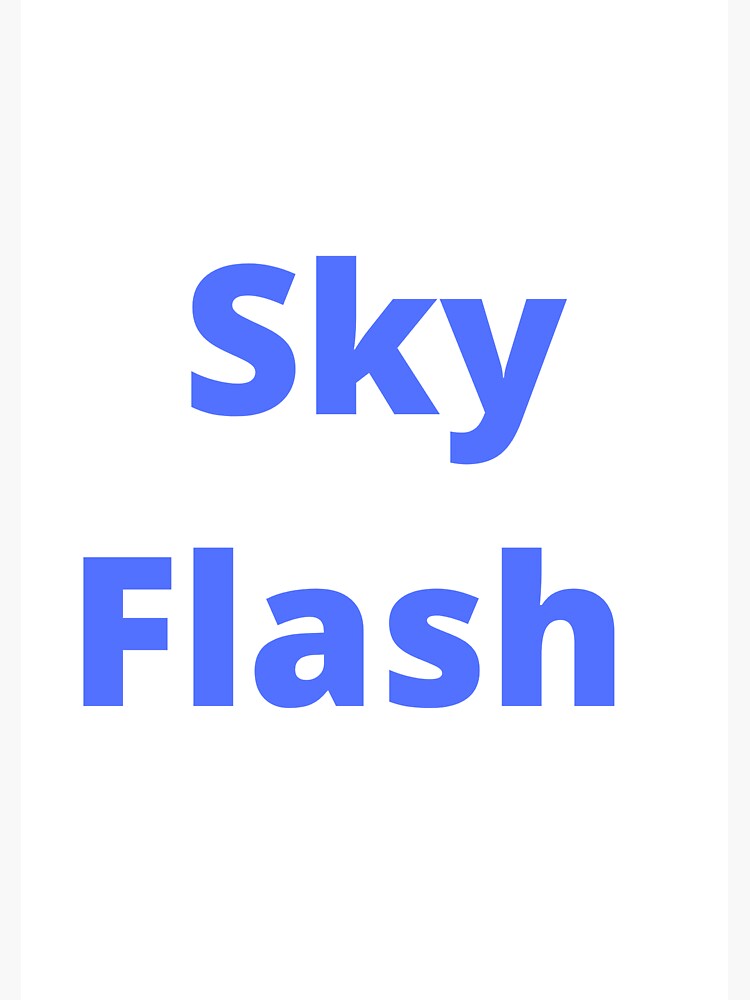 "Sky Flash 2" Sticker for Sale by Comedyas | Redbubble