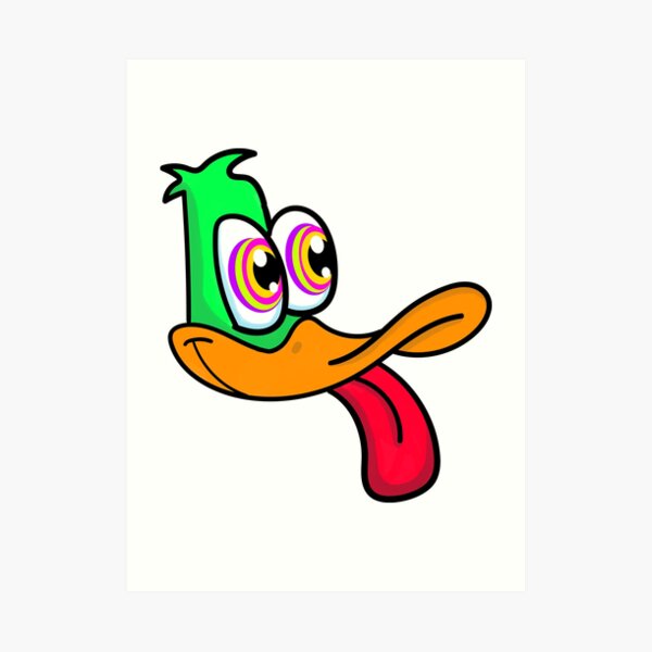 "Trippy Duck" Art Print for Sale by freddyblast | Redbubble