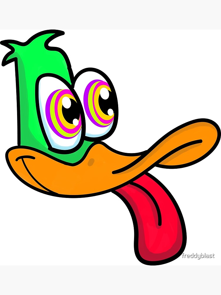 "Trippy Duck" Poster by freddyblast | Redbubble