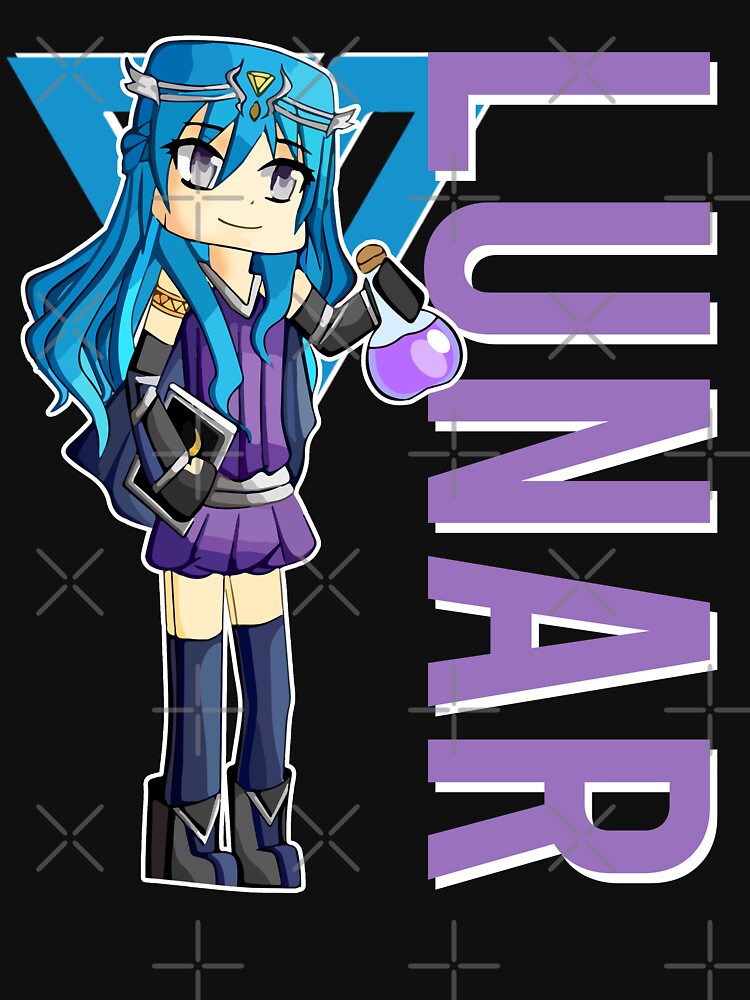 "Lunar Itsfunneh Funneh Krew gamer fan art 2022" T-shirt for Sale by ...