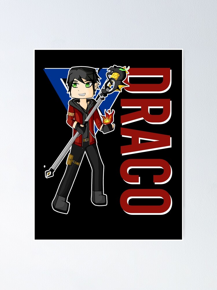 Póster « Draco Itsfunneh Funneh Krew Perro jugador fan art 2022» de ...