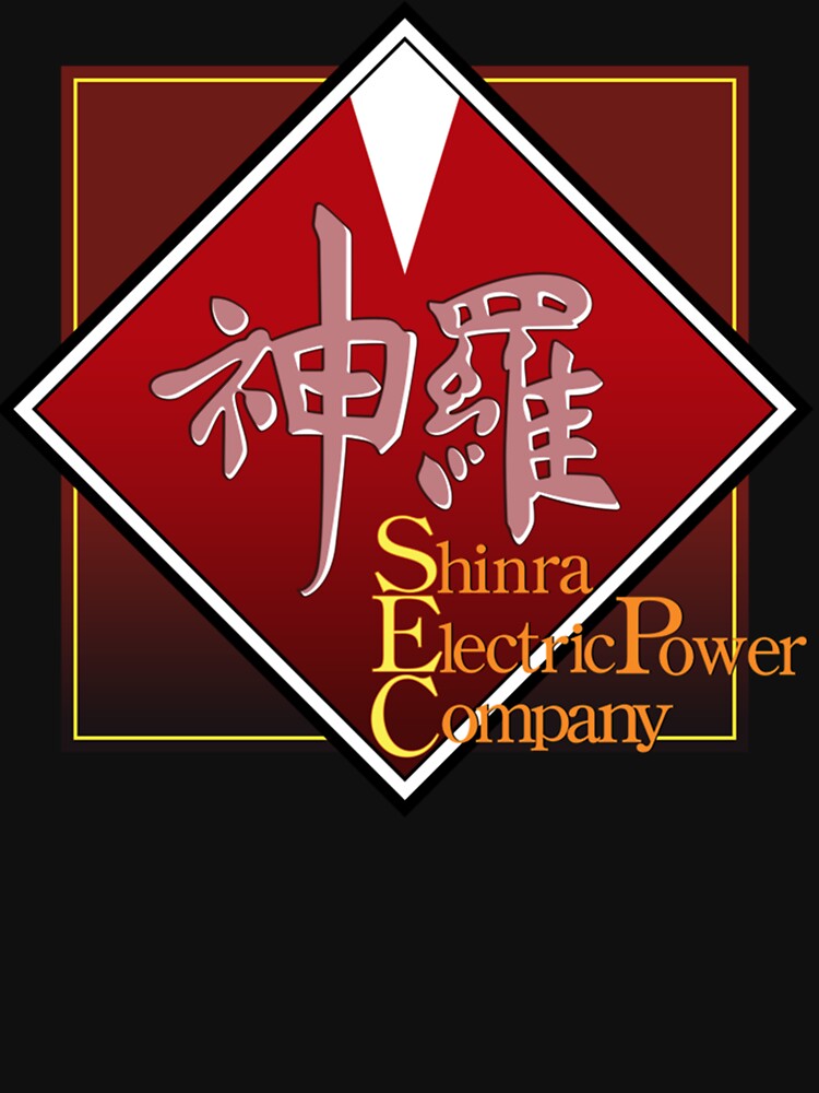 "Final Fantasy Shinra Electric Power Company E" Essential T-Shirt for ...