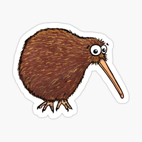 "Cutest Kiwi - clock ft. Te Reo Maori numbers" Sticker for Sale by ...
