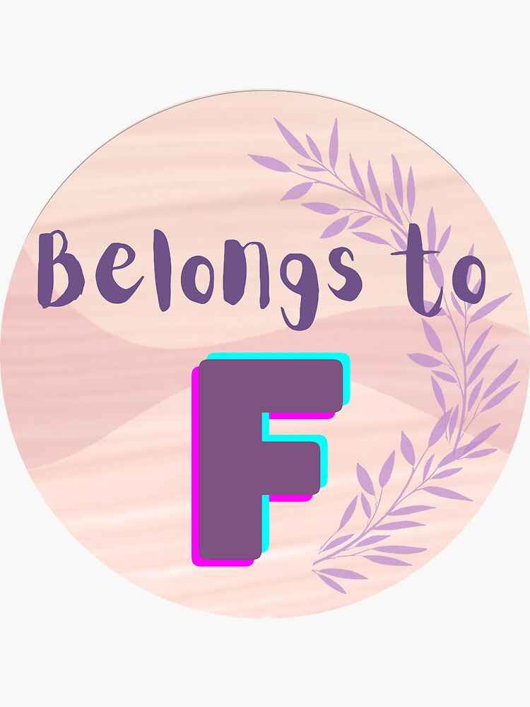 Belongs To Name Tags Sticker For Sale By Solitude2083 Redbubble belongs-to-name-tags-sticker-for-sale-by-solitude2083-redbubble