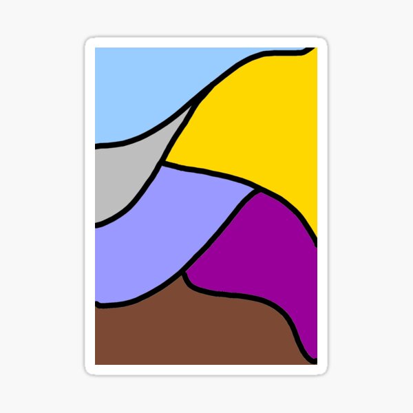 "Landscapes" Sticker for Sale by Gizi-Zuckermann | Redbubble