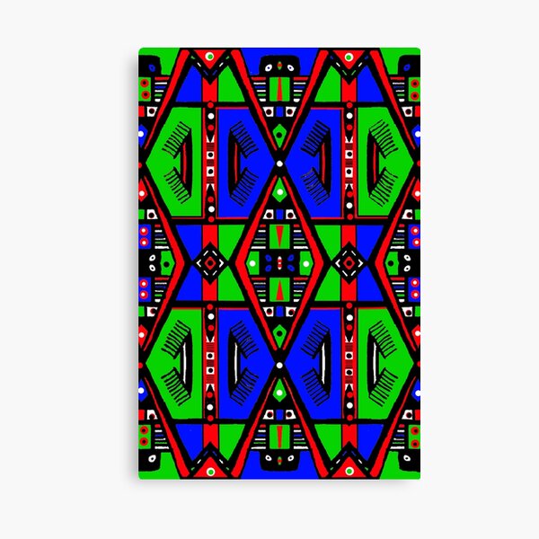 "African Tribal Patterns Manjak Wax Textile Print "Cachieu" Gambia Flag ...