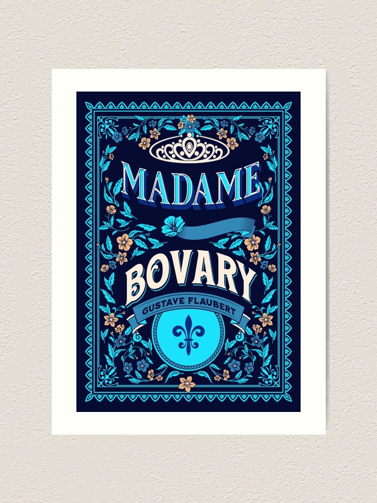 "Madame Bovary - Gustave Flaubert Book Cover Art " Art Print for Sale ...