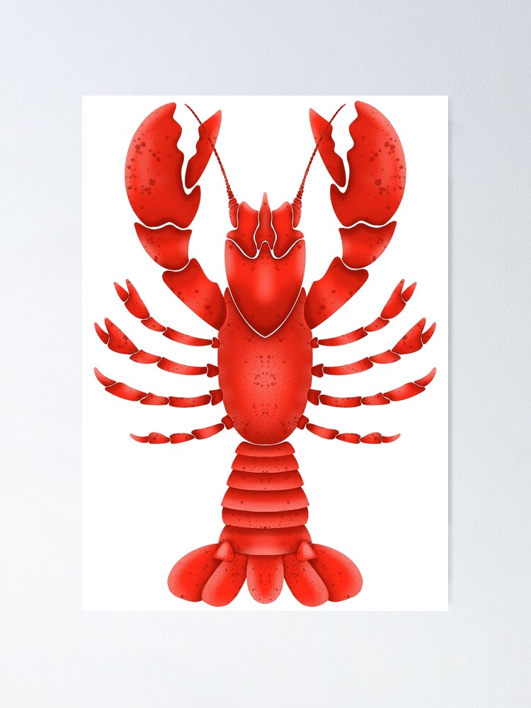 "Crayfish red and bright. Celebrate Kräftskiva!" Poster for Sale by ...