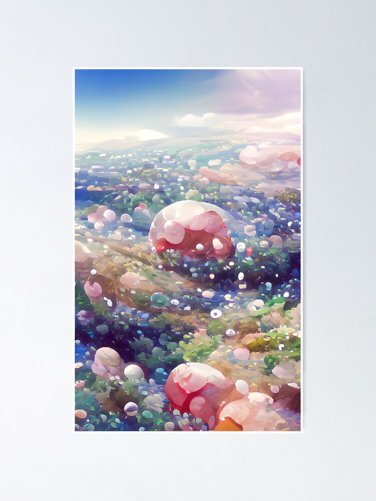 "Bubble Land" Poster for Sale by Arkneer | Redbubble