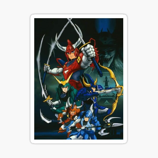 "Ronin Warriors" Sticker for Sale by BeeRyeCrafts | Redbubble