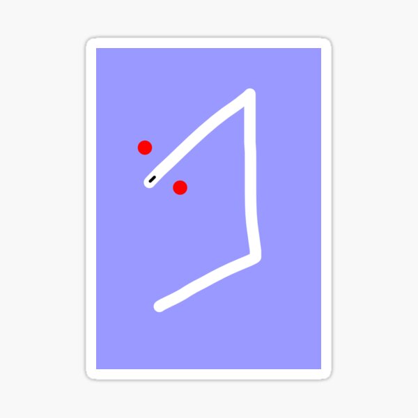 "Me" Sticker for Sale by Gizi-Zuckermann | Redbubble