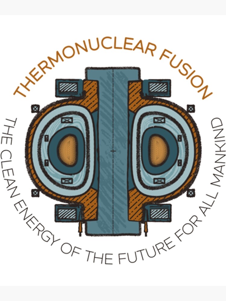 "Schematic representation of a TOKAMAK, a thermonuclear fusion. The ...