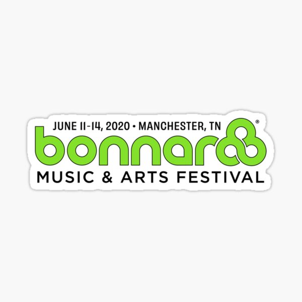"bonnaroo tour 2020 logo festival matanajwa " Sticker for Sale by ...