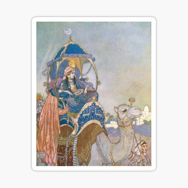 "Edmund Dulac. Queen of Sheba. 1911" Sticker for Sale by likiska ...