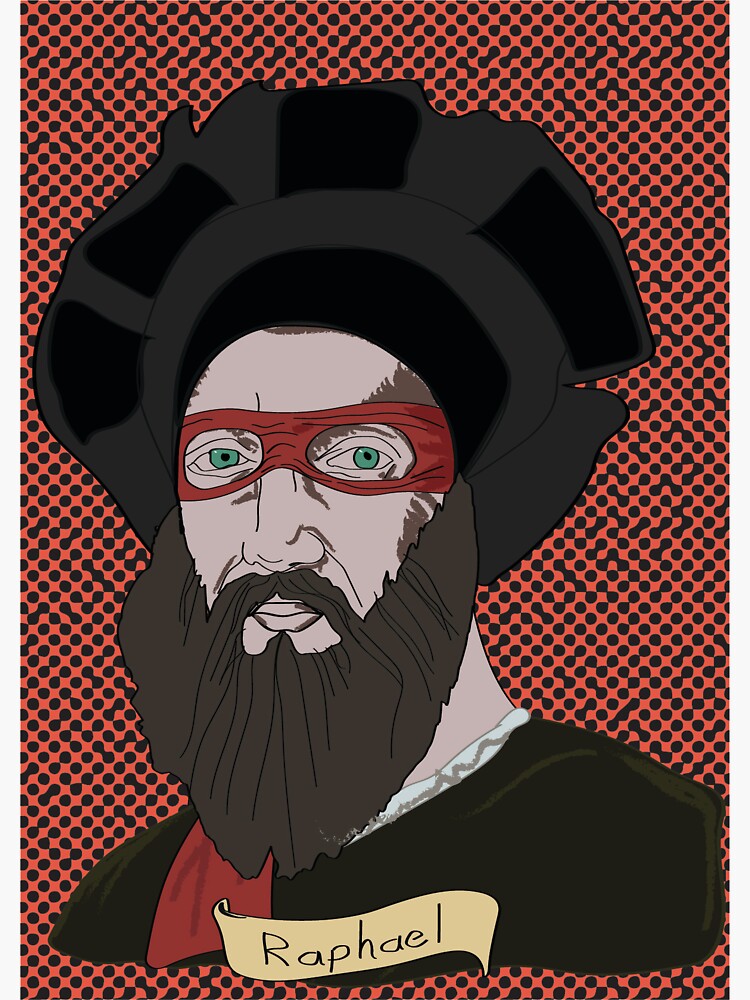 "Raphael" Sticker for Sale by Alistair0 | Redbubble