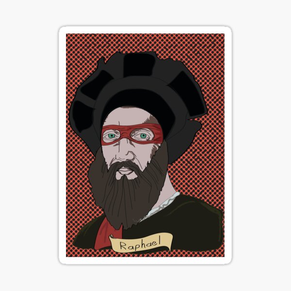 "Raphael" Sticker for Sale by Alistair0 | Redbubble