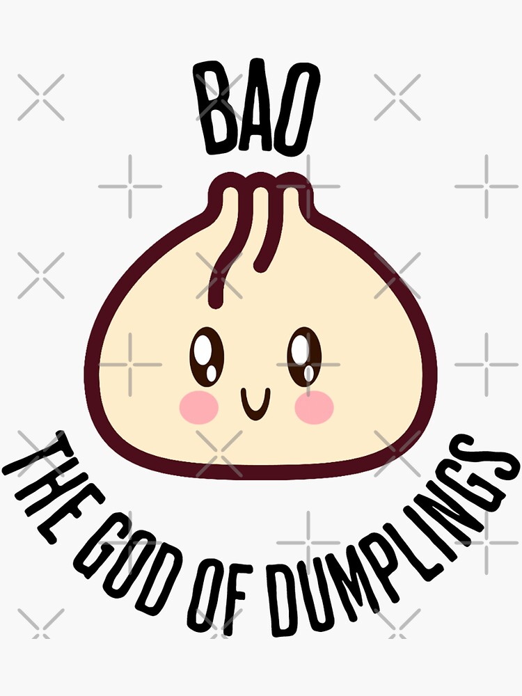 "MCU god of dumplings Bao" Sticker for Sale by MasterLesa | Redbubble