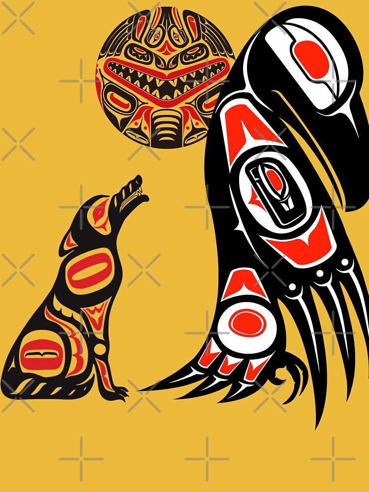 "Haida Tlingit Native Essential" T-shirt for Sale by Paria07 ...