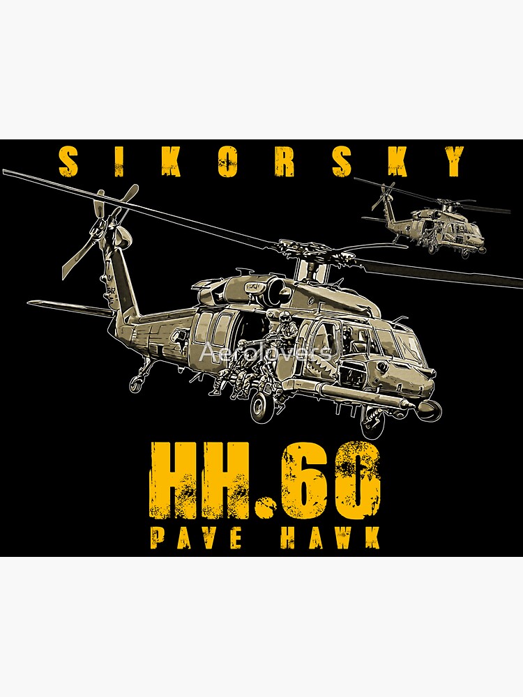 "Sikorsky HH-60 Pave Hawk Helicopter" Sticker for Sale by Aerolovers ...