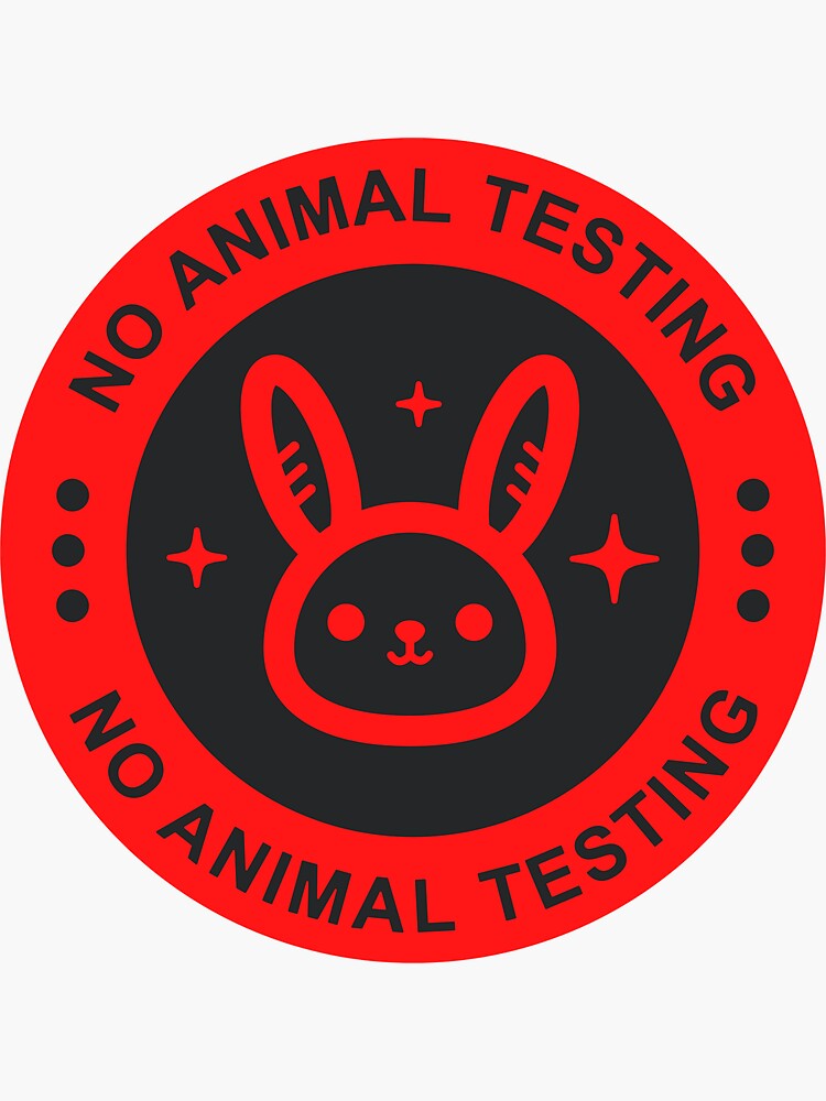 "No Animal Testing" Sticker for Sale by FloridaKeys1984 | Redbubble