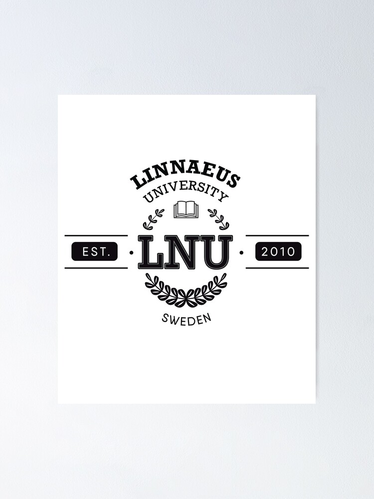 "Linnaeus University (LNU)" Poster for Sale by artadon | Redbubble