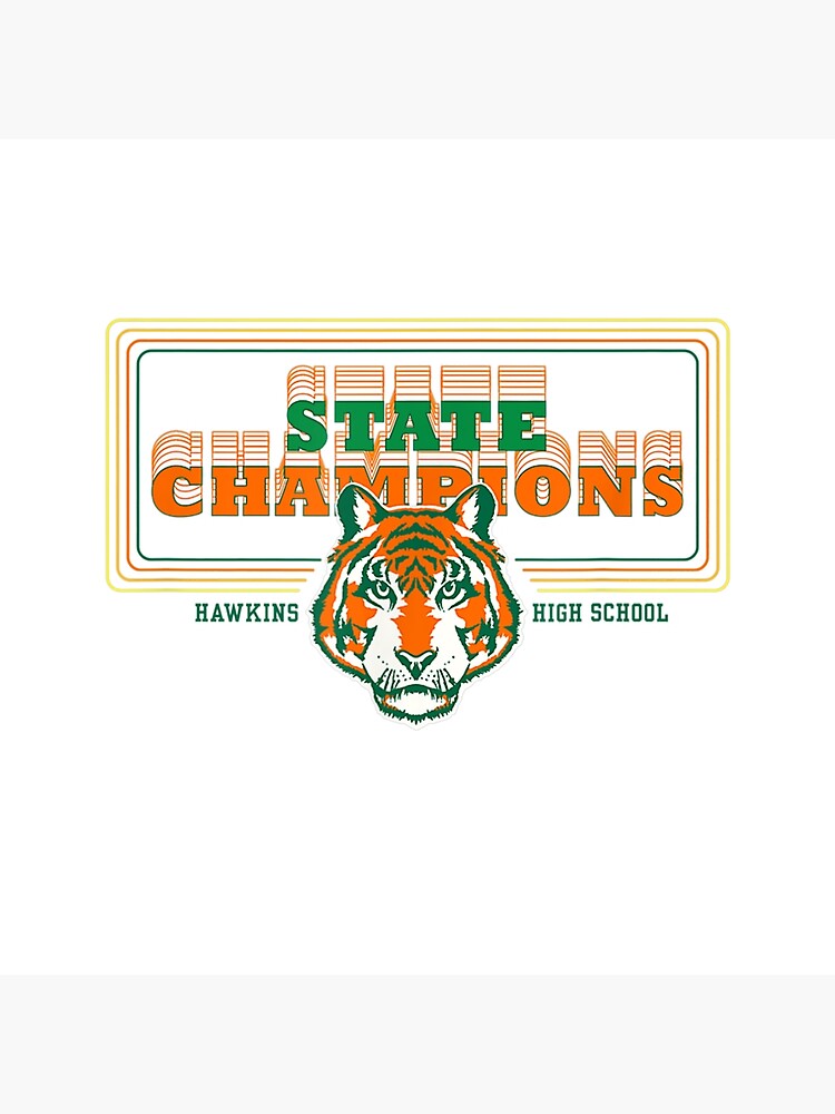 "Hawkins Middle School State Champions" Poster for Sale by HappyHomes97 ...