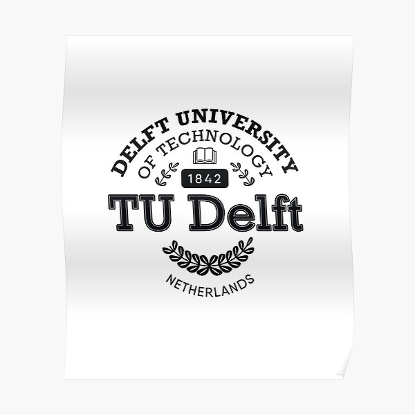 Póster «Universidad Tecnológica de Delft (TU Delft)» de artadon | Redbubble