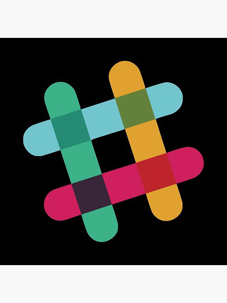 "Slack logo" Poster by davidsson | Redbubble