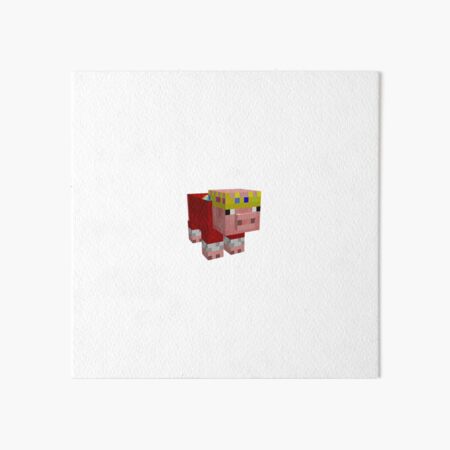"Technoblade Sticker: Technopig Technoblade Pig" Art Board Print by ...