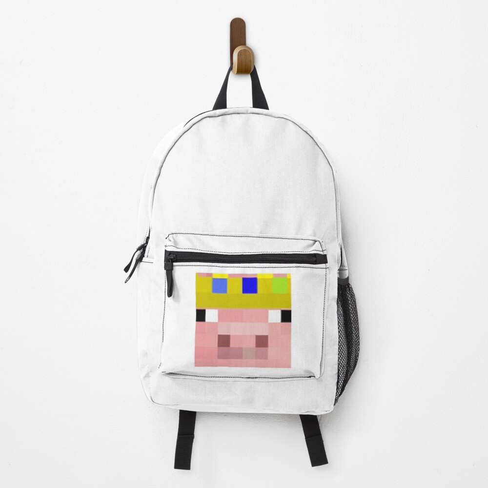 "Technoblade Minecraft Youtuber Sticker: Technoblade Head" Backpack by ...