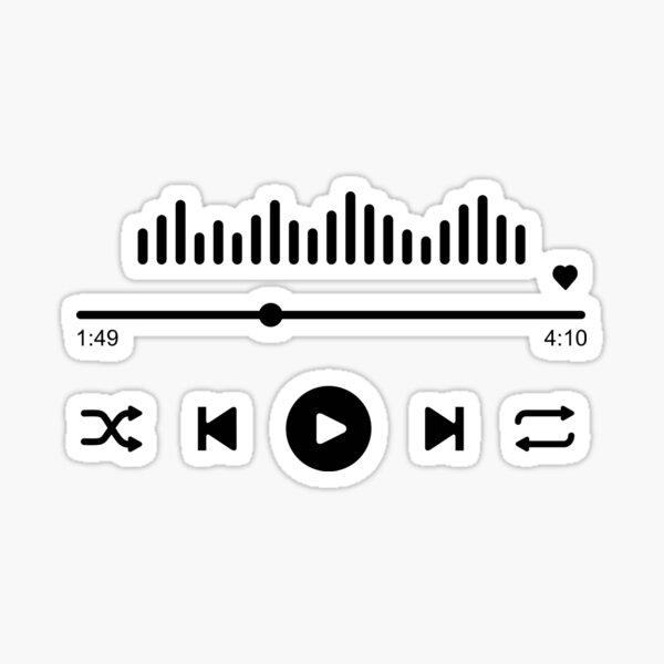 "Music Player Record" Sticker for Sale by MusicHigh | Redbubble