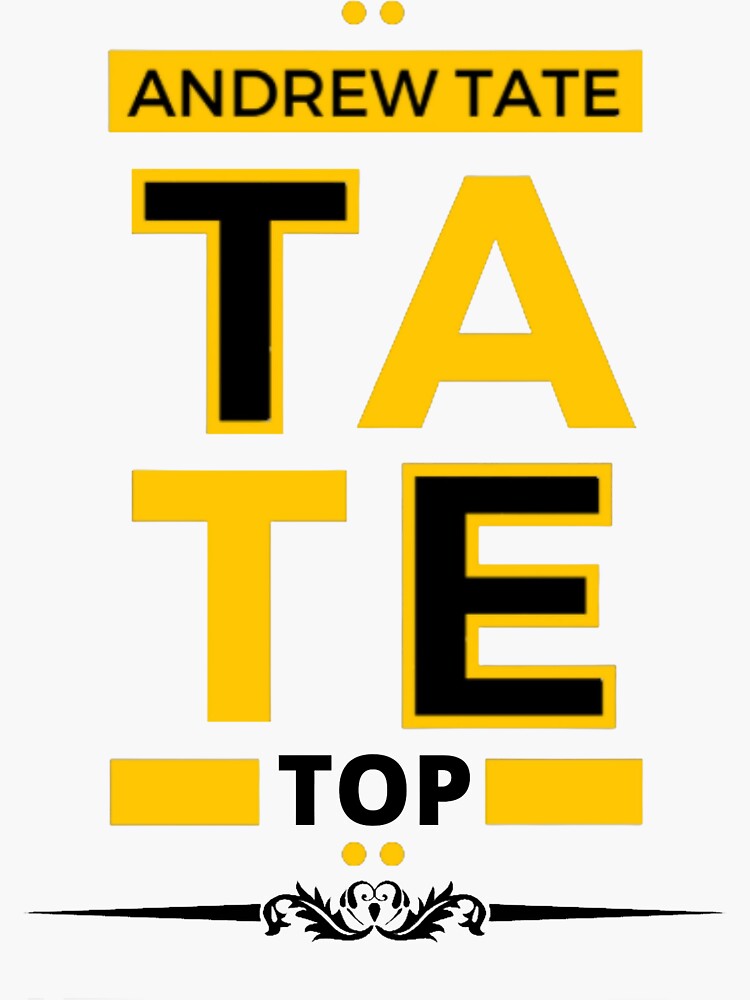"andrew tate fantastic design " Sticker for Sale by Pasindukanchana ...
