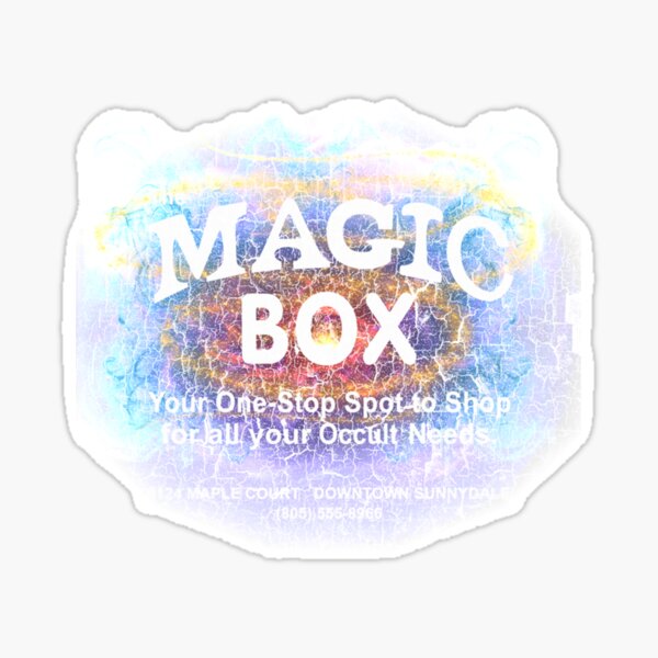 "The Magic Box - For all your Occult Needs" Sticker for Sale by ...