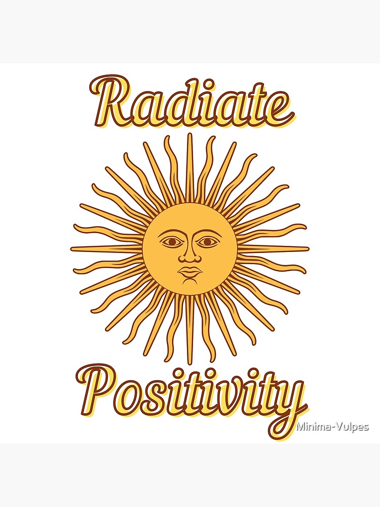 "Radiate Positivity Sun Face (no background)" Poster for Sale by Minima ...