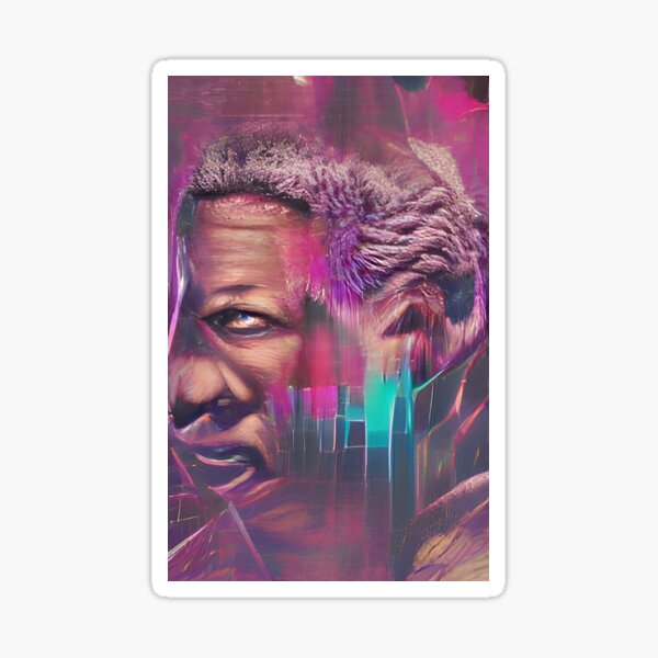 "Nelson Mandela" Sticker for Sale by Lachrymosa | Redbubble