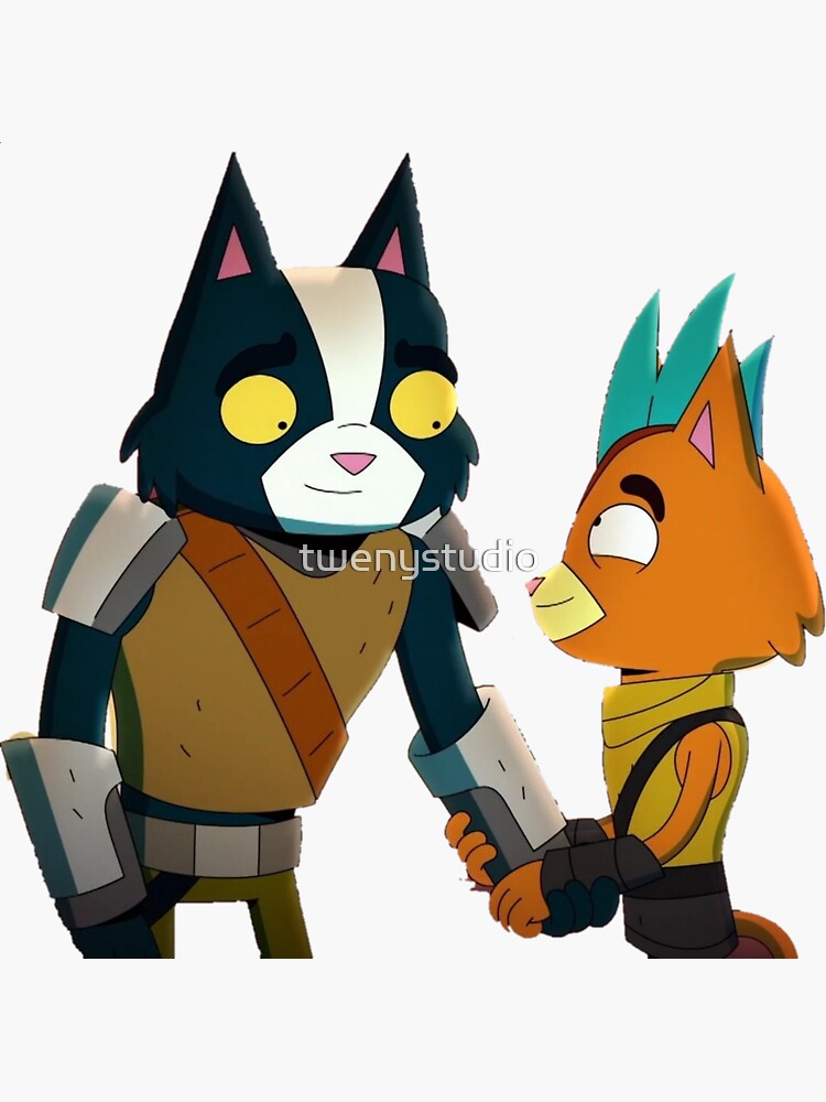 "Final space avocato and little cato" Sticker for Sale by twenystudio ...