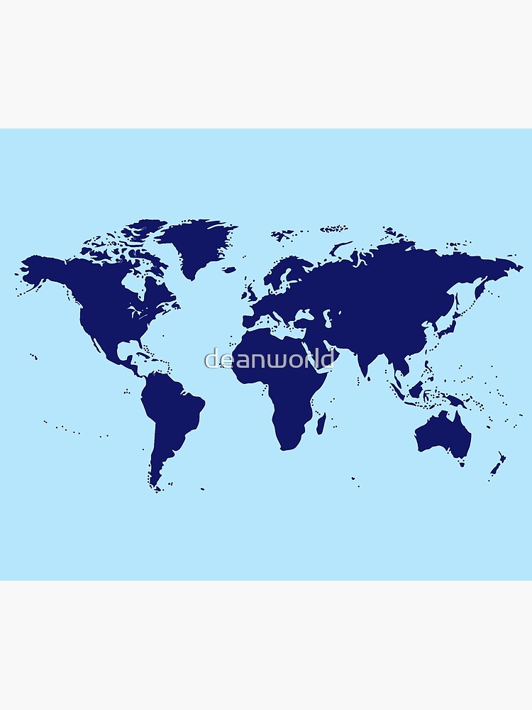 "World Map Sticker" Poster for Sale by deanworld | Redbubble