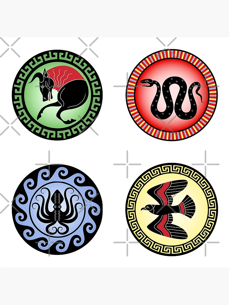 Athenian Shield Designs 28mm Ancient Greek Shield Transfers/Decals