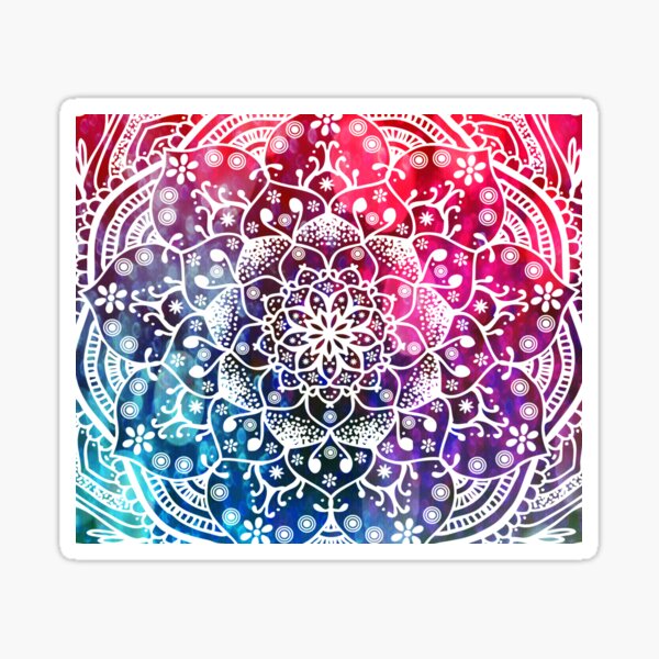 "Mandala Namaste / Zen Yoga Meditation Mandala" Sticker for Sale by ...