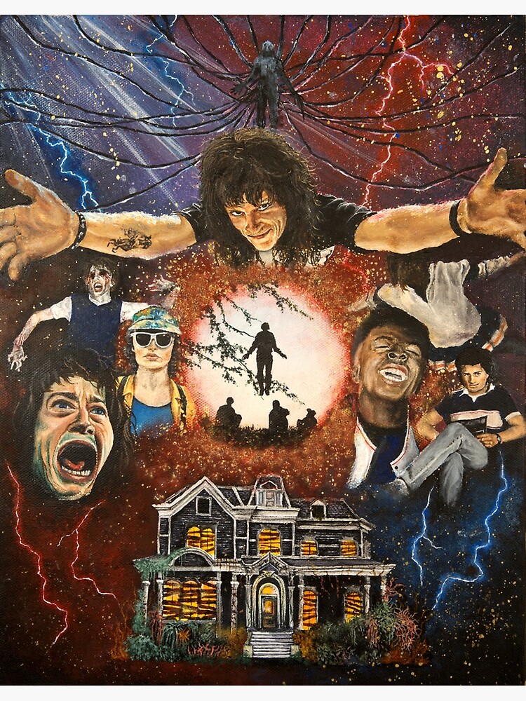 "Stranger Things Season 4 Painting" Poster for Sale by BecciShepherd ...
