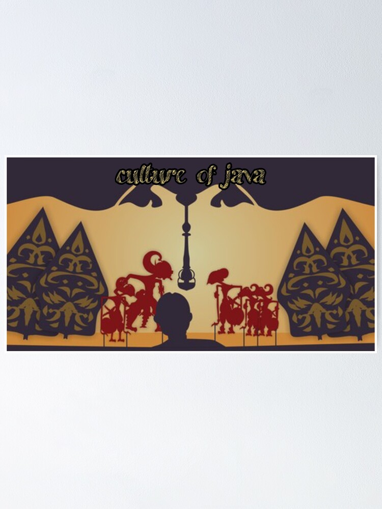 "wayang kuli famous in java indonesia" Poster for Sale by diejawa ...
