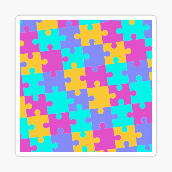 "Puzzle" Sticker for Sale by PurpleRange | Redbubble