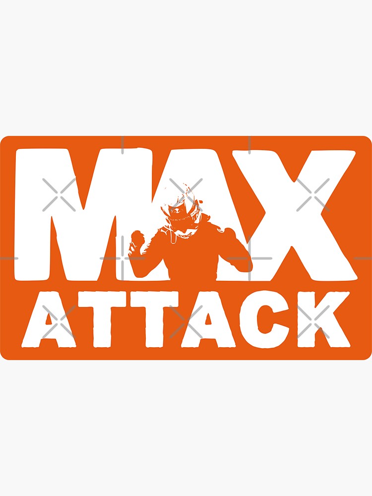 "Max Attack F1 Design" Sticker for Sale by davidspeed | Redbubble