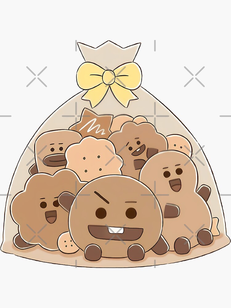 "bt21 shooky" Sticker for Sale by JacobMoral | Redbubble