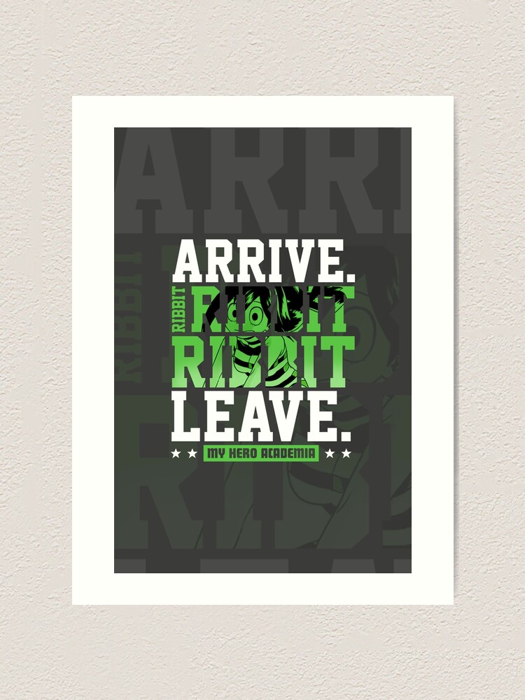 "Arrive. Ribbit Ribbit Ribbit. Leave. | Hero Academia | Plus Ultra ...