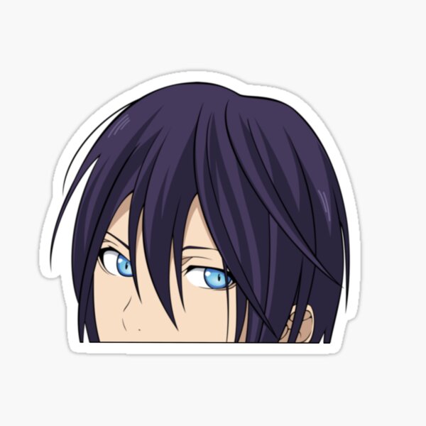 "Yato peeker " Sticker for Sale by Akuma-san | Redbubble